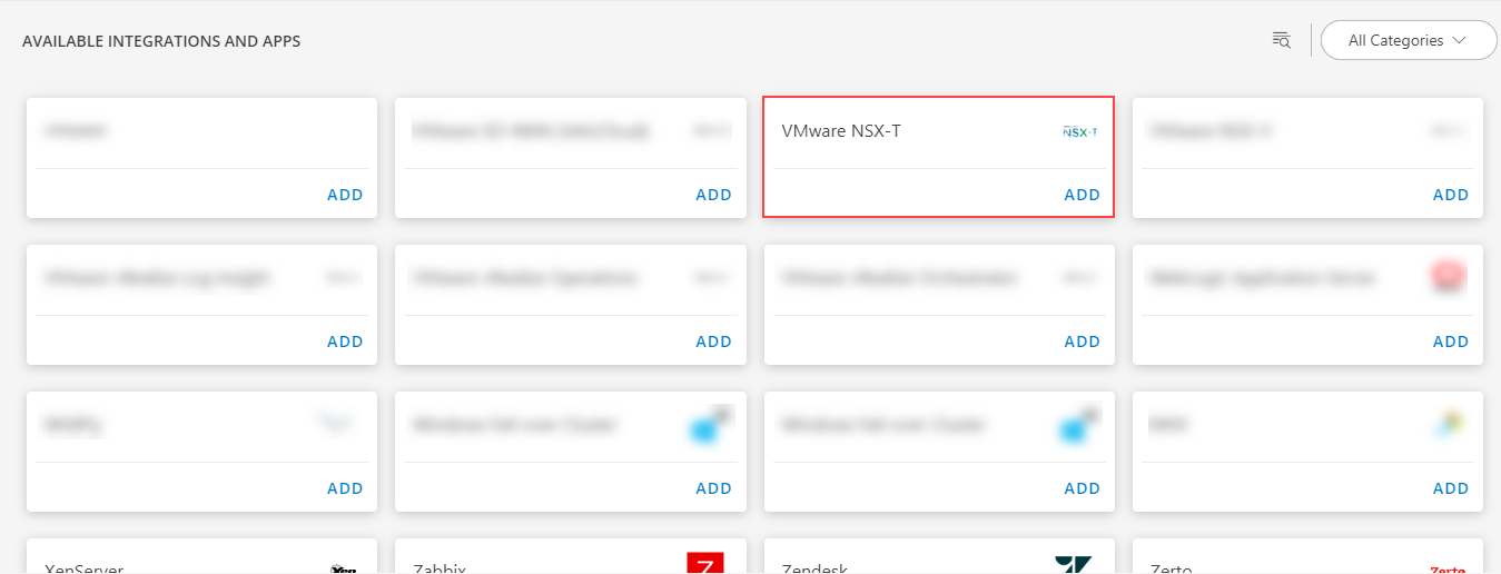VMware NSX-T | OpsRamp Documentation